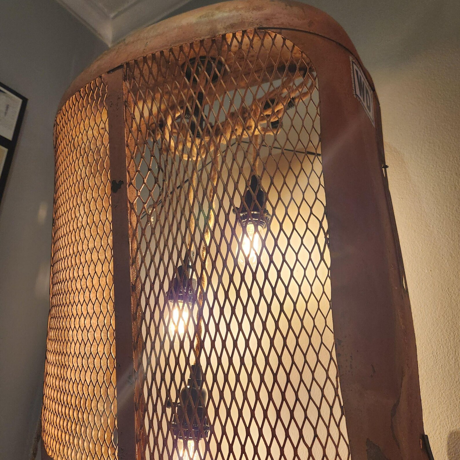 Allis Chalmers Industrial Style Tractor Grill Light Fixture With Edison ...