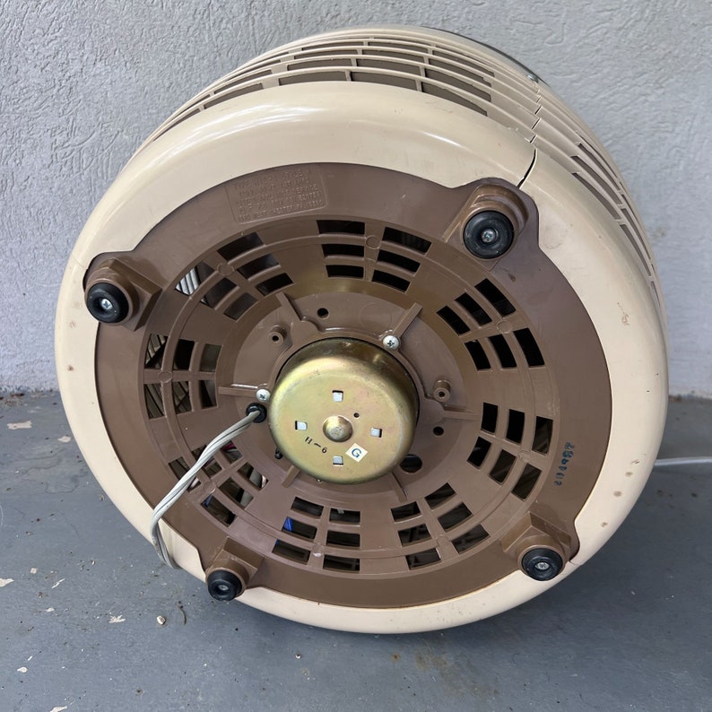 Vintage Galaxy H12-1 Style K Hassock Ottoman Floor Fan Fully Functional ...