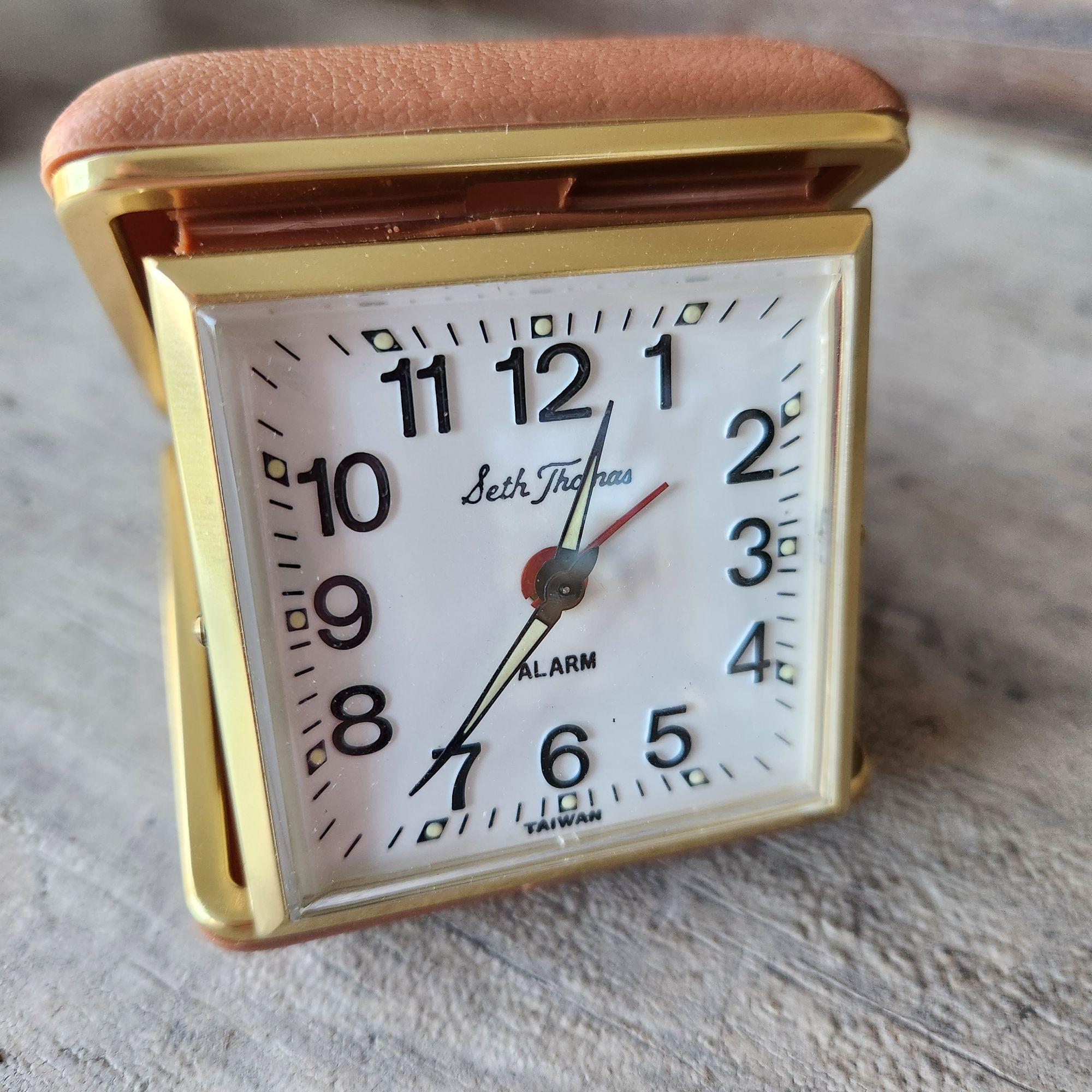 Vintage Seth Thomas Travel Alarm Clock Fully Functional, Classic ...