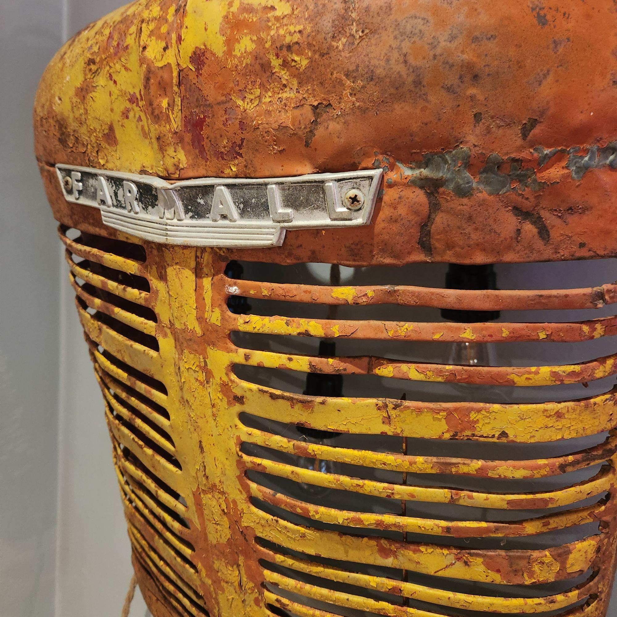 Vintage Farmall Tractor Grille Wall Light Decor - Etsy