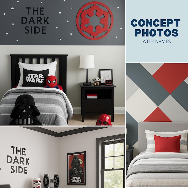 Star Wars Paint Palette: Sherwin Williams Dark Side Colors (digital ...