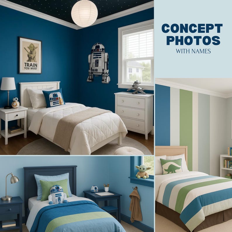 Star Wars Paint Palette: Sherwin Williams Home Interior Colors (digital ...