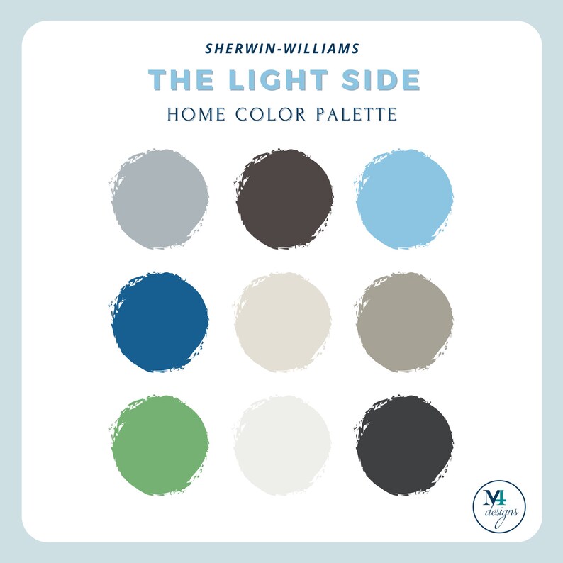 Star Wars Color Palette for Home Interior Paint Palette for Sherwin ...