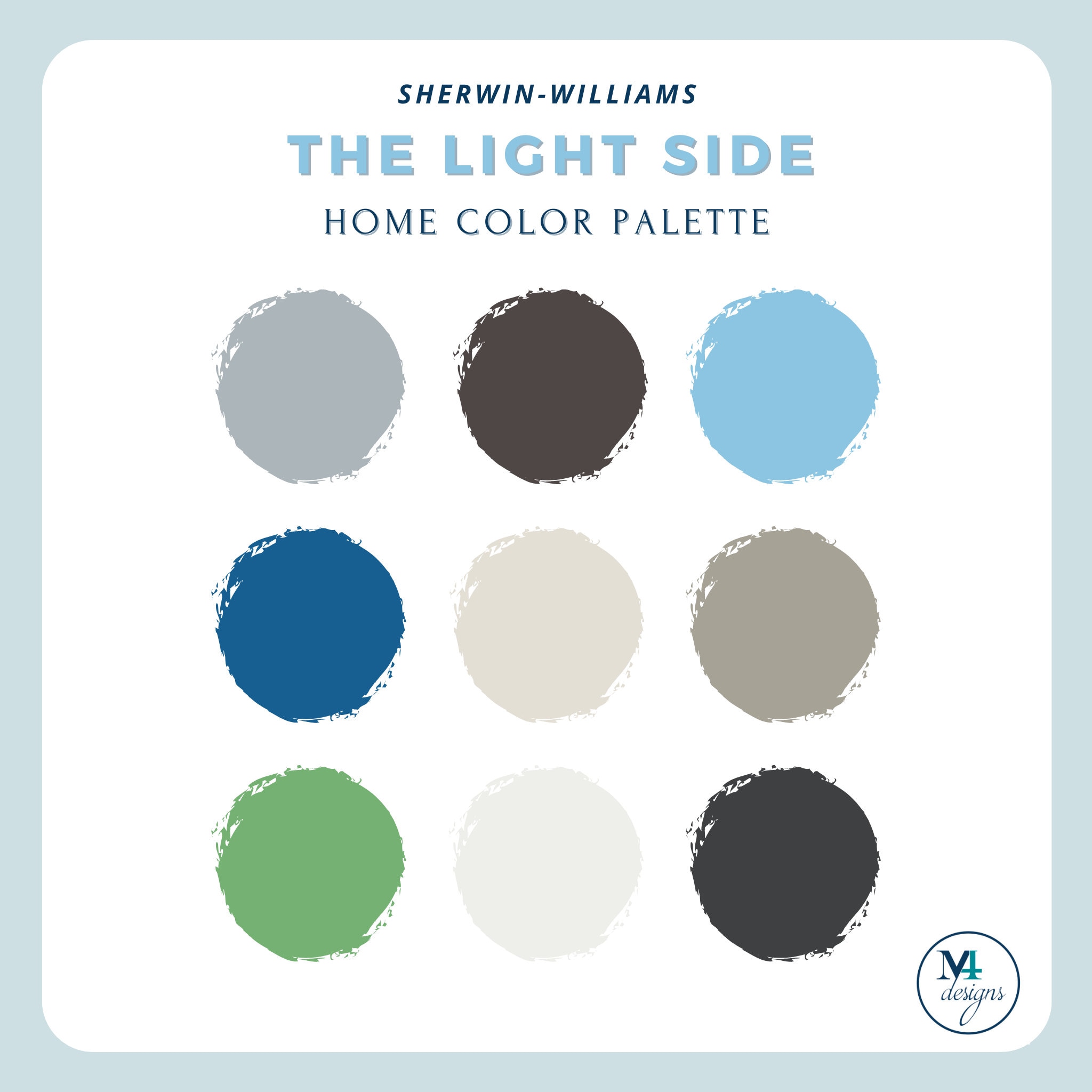 Star Wars Color Palette for Home Interior Paint Palette for Sherwin ...