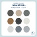Industrial Home Interior Paint Palette: 9 Sherwin Williams Colors ...