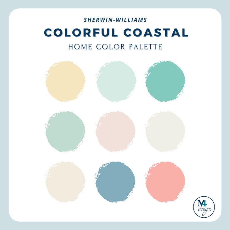 Coastal Color Palette - Etsy