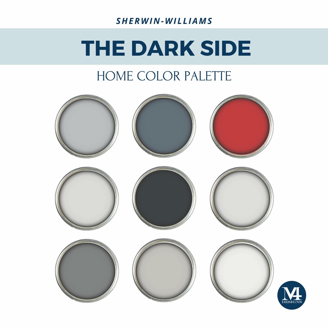 Star Wars Color Palette for Home Interior Paint Palette for Sherwin ...