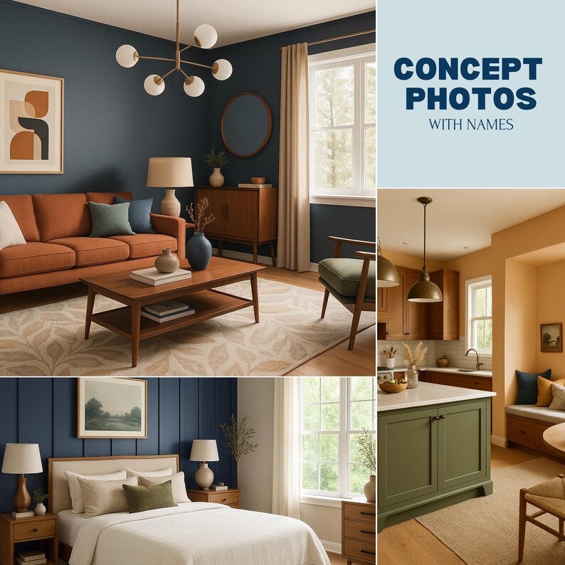 Paleta de colores Benjamin Moore 2024: Pintura para interiores ...