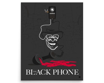 The Black Phone 2022 Movie Poster Print Wall Art A5 A4 A3 A2 - Etsy