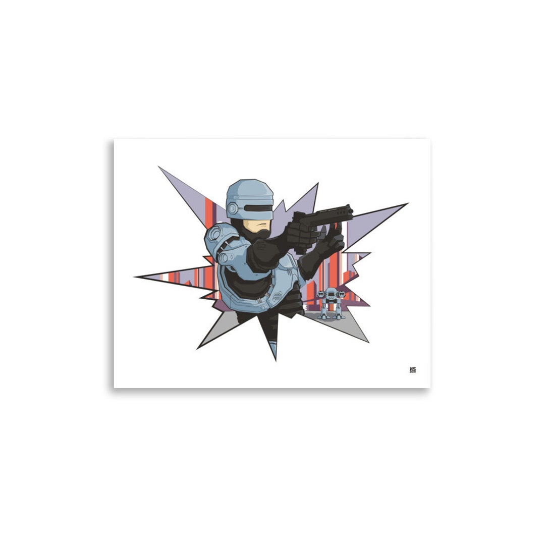 Dead or Alive, You're Coming With Me. Robocop POP Explosion Print - Etsy