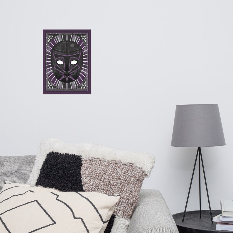 The Undertaker Lucha Libre Mask Art Print: Wrestling Poster - Etsy