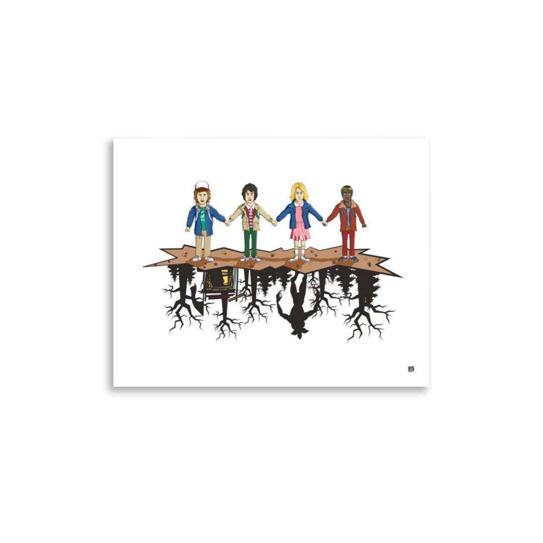 Stranger Things Pop Art Print: Cult Classic Movie Poster - Etsy