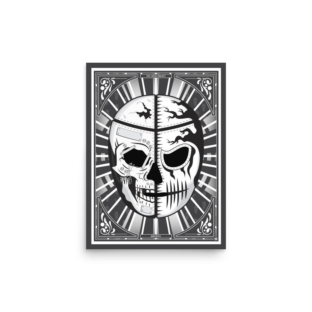 The Lucha Project: Daredevil- Wrestling Art Inspired by Darby Allin - Etsy