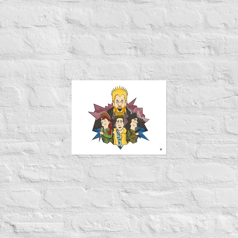 The Lost Boys Pop Art Print: Cult Classic Movie Poster - Etsy