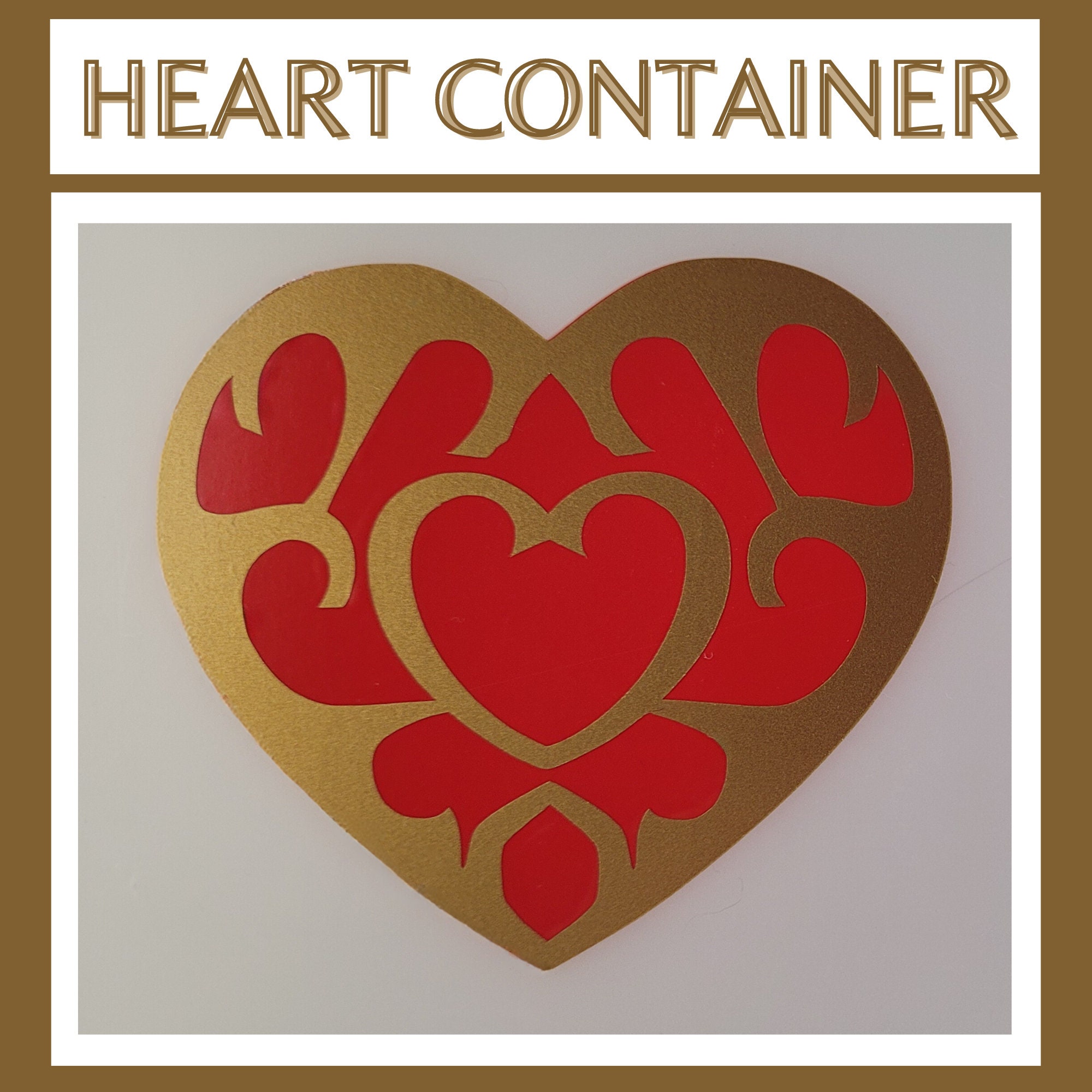 Heart Container / Stamina Vessel - Etsy
