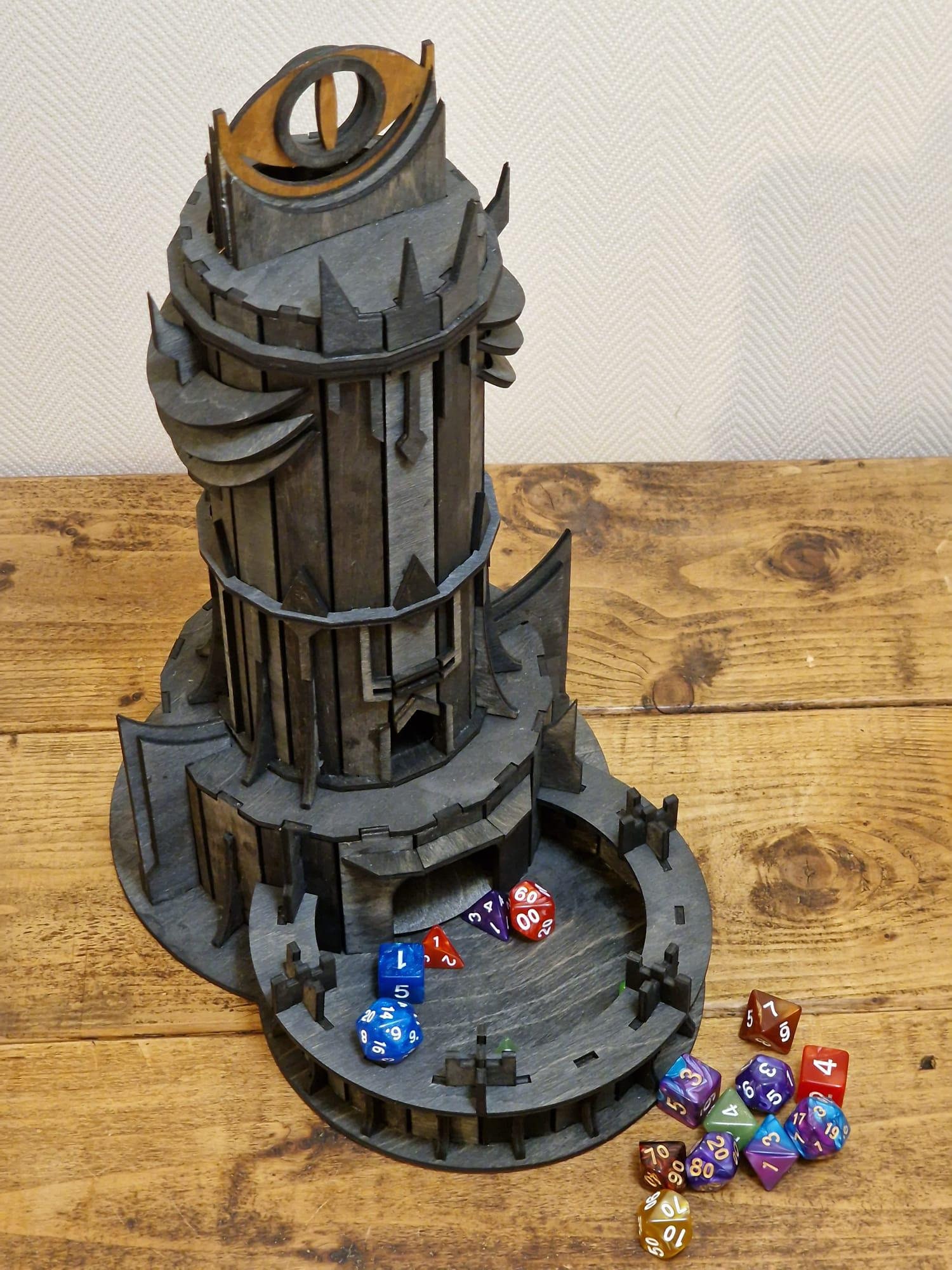 Lord of the Rings Sauron Tower Dice Tower Digital Plans - Dungeons and ...