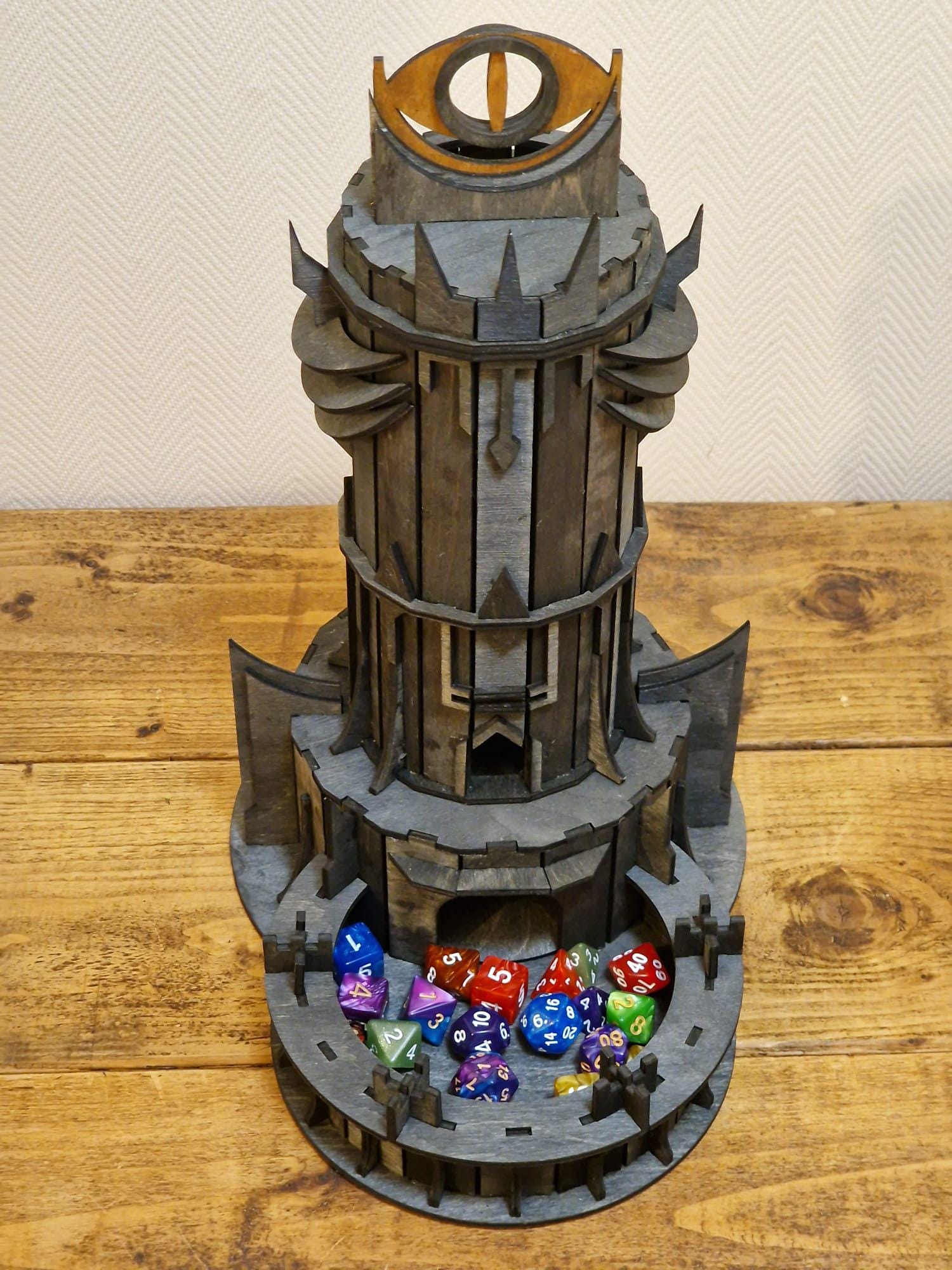Lord of the Rings Sauron Tower Dice Tower Digital Plans - Dungeons and ...