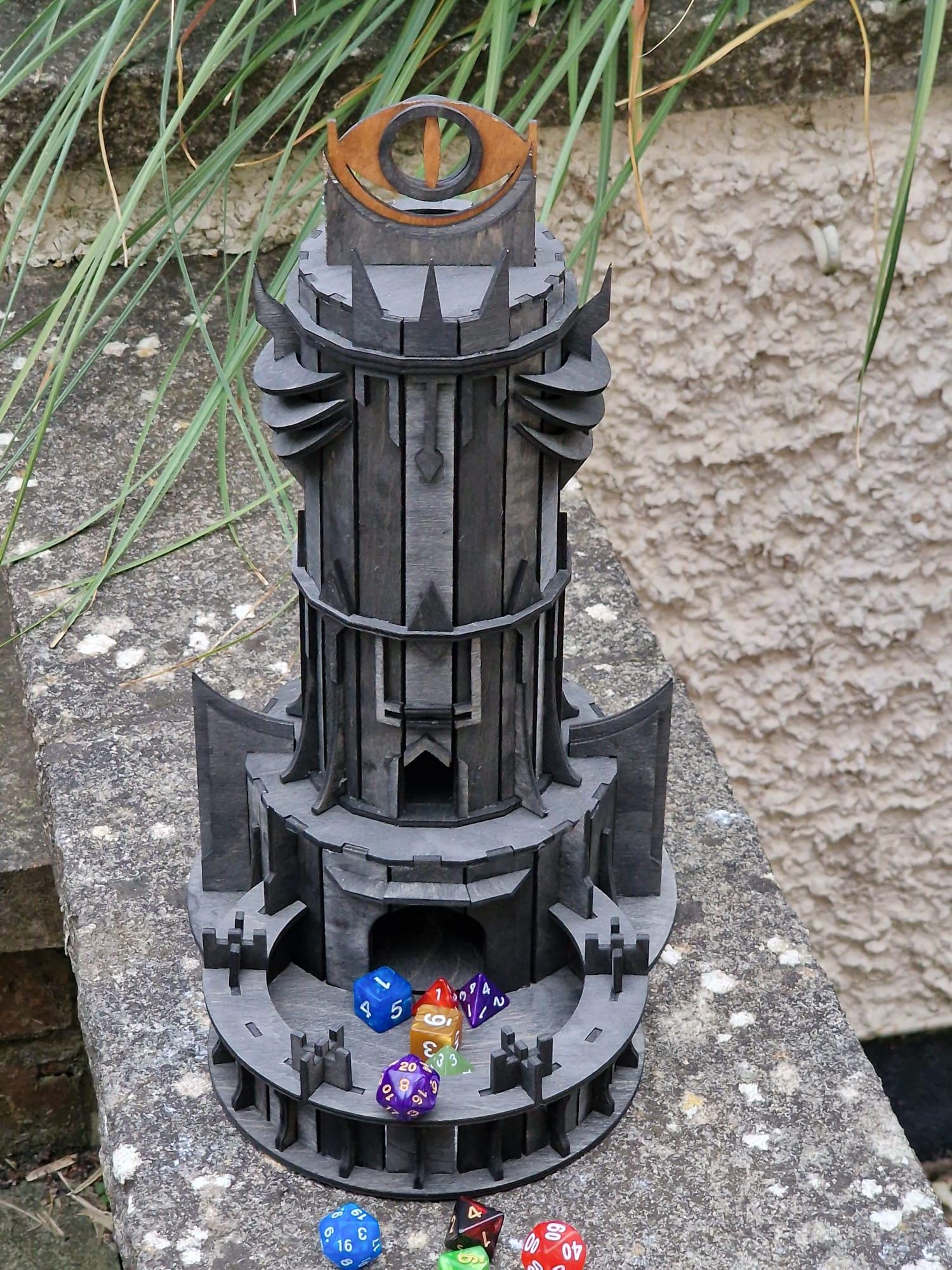 Lord of the Rings Sauron Tower Dice Tower Digital Plans - Dungeons and ...