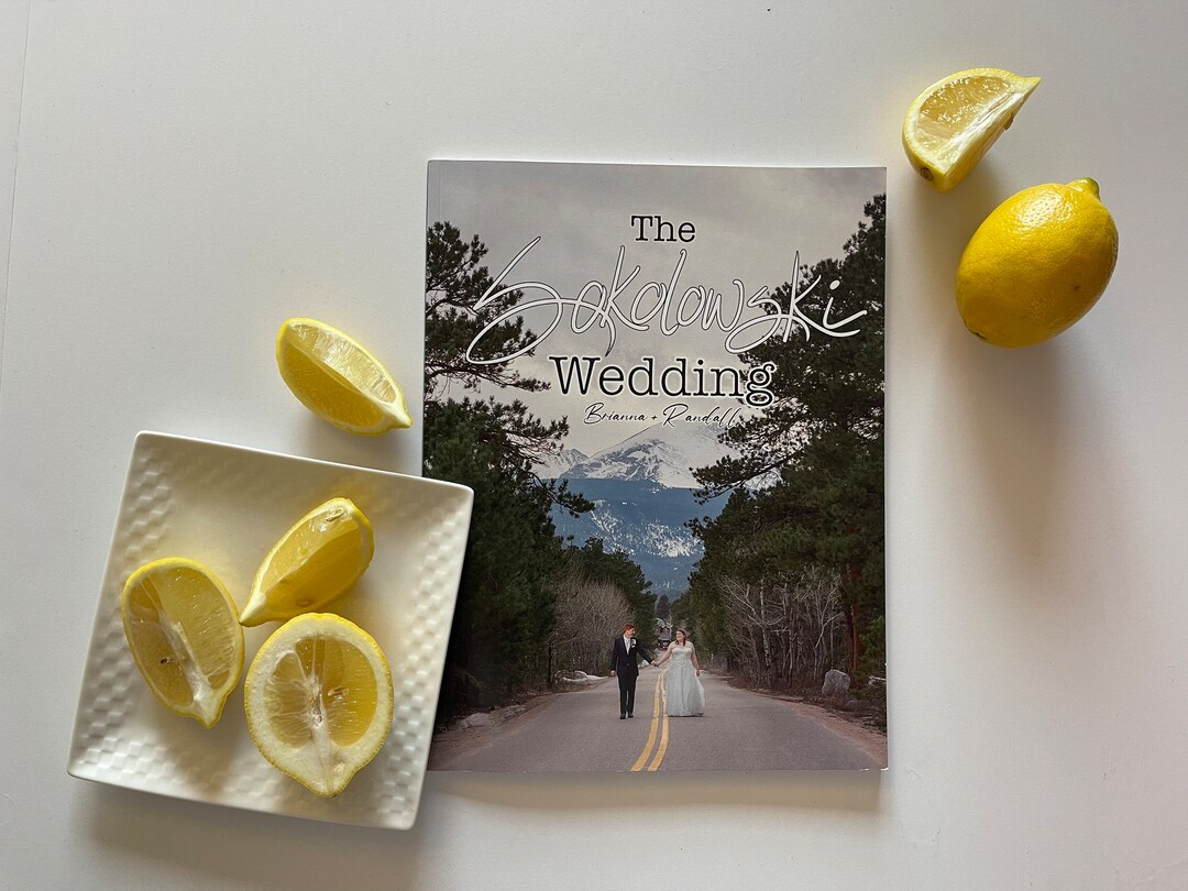 Custom Magazine - Wedding, Anniversary, Vacation, Honeymoon, Etc - Etsy