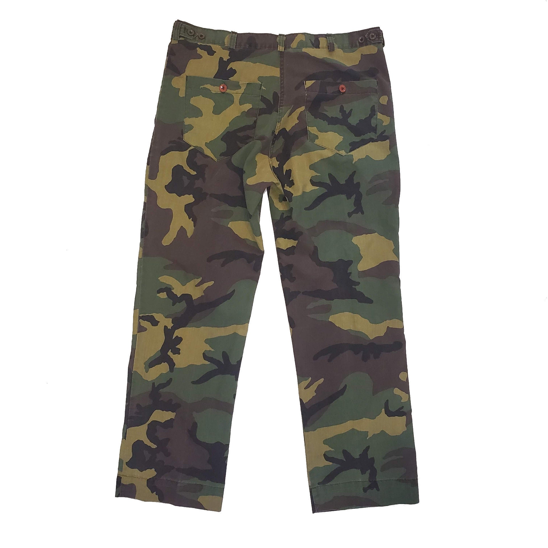 Vintage 80's Redhead / Woodland Camo Pants / Men's Large / Lightweight ...