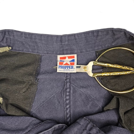 90's faded Propper brand BDU cargo pants / Navy / Med… - Gem
