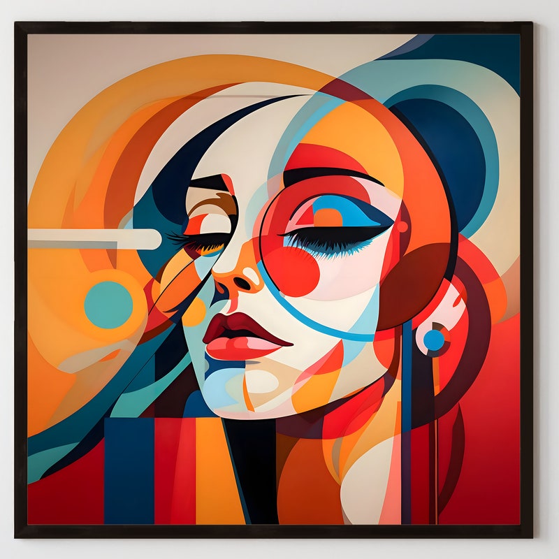 Colorful Face - Etsy