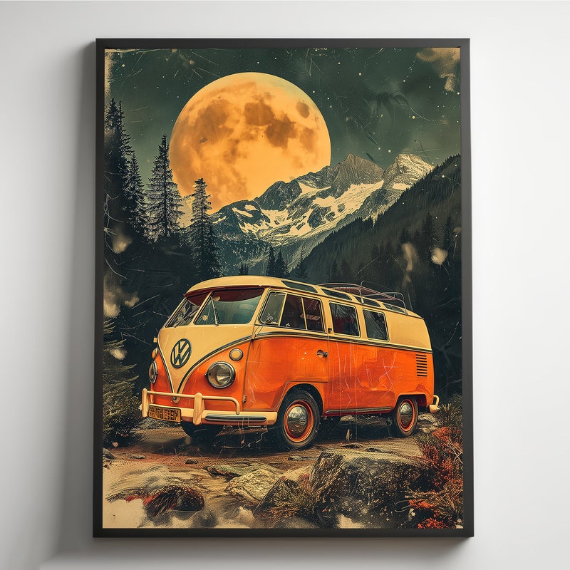 Vw Bus Art - Etsy