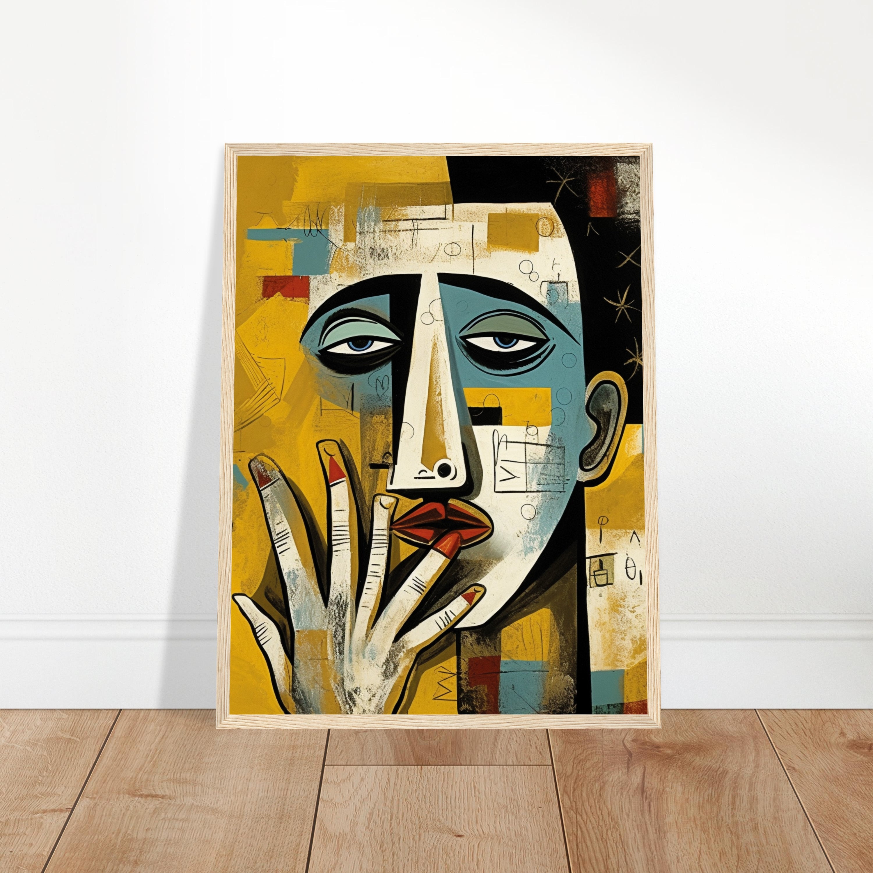 Pablo Picasso Abstract Face Art Print Painting, Picasso Poster, Picasso ...