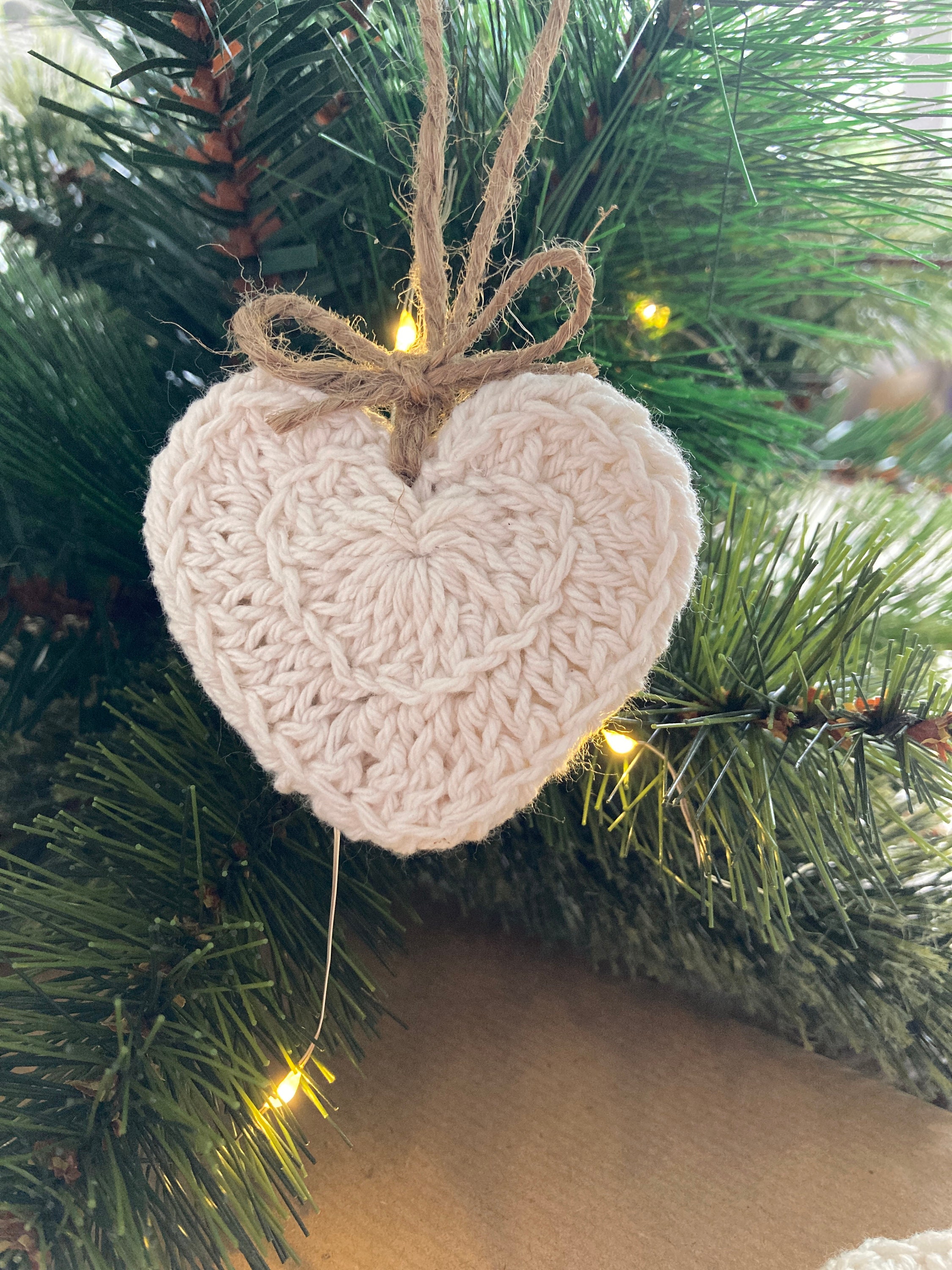 Crochet Star | Puff Stars | Tree Decorations | Natural Cotton | Rustic ...