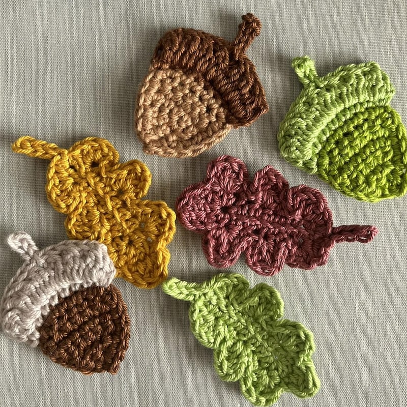 Acorn Applique - Etsy