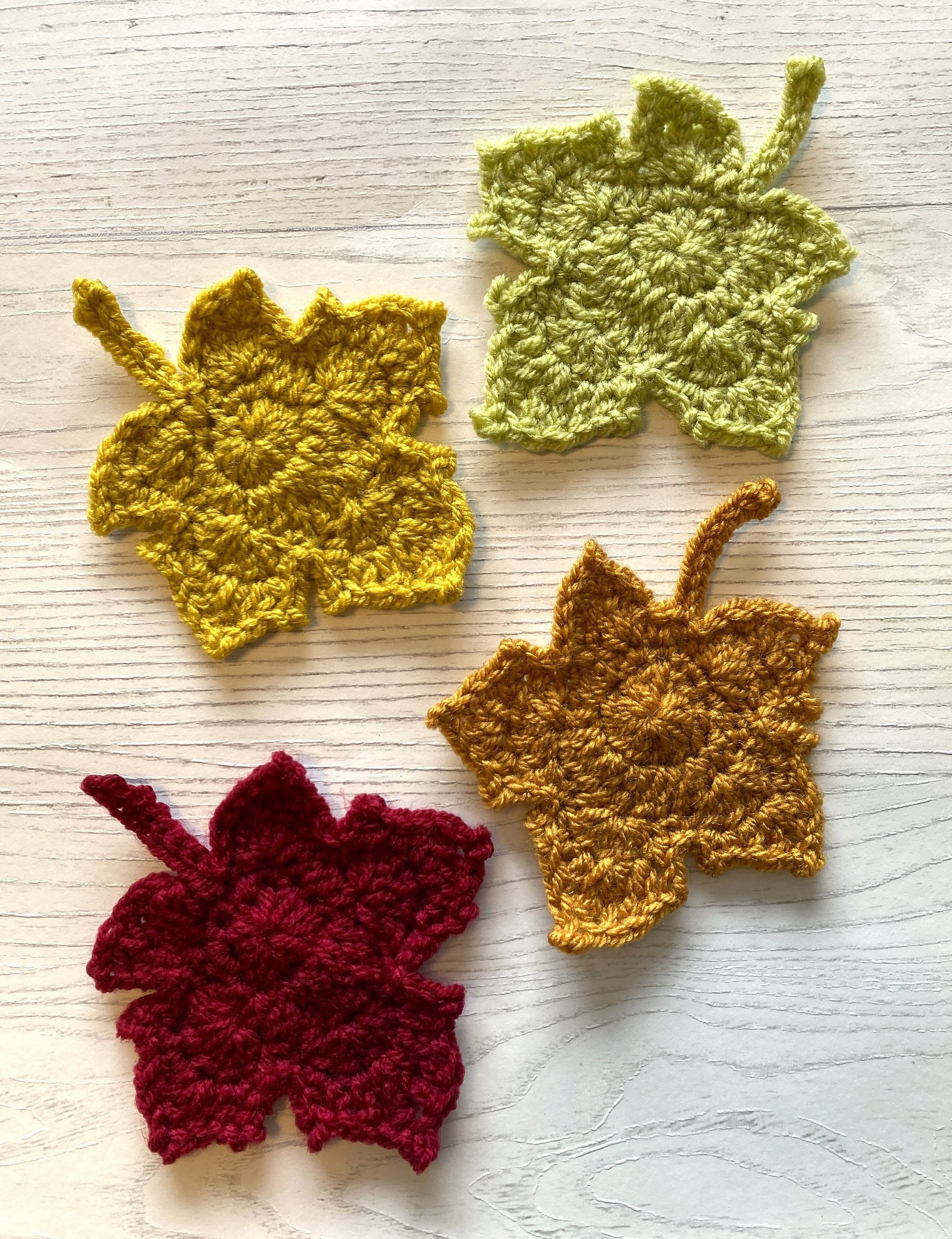 Autumn Leaves | Fall Leaves | Crochet PDF Pattern | Applique | Home ...