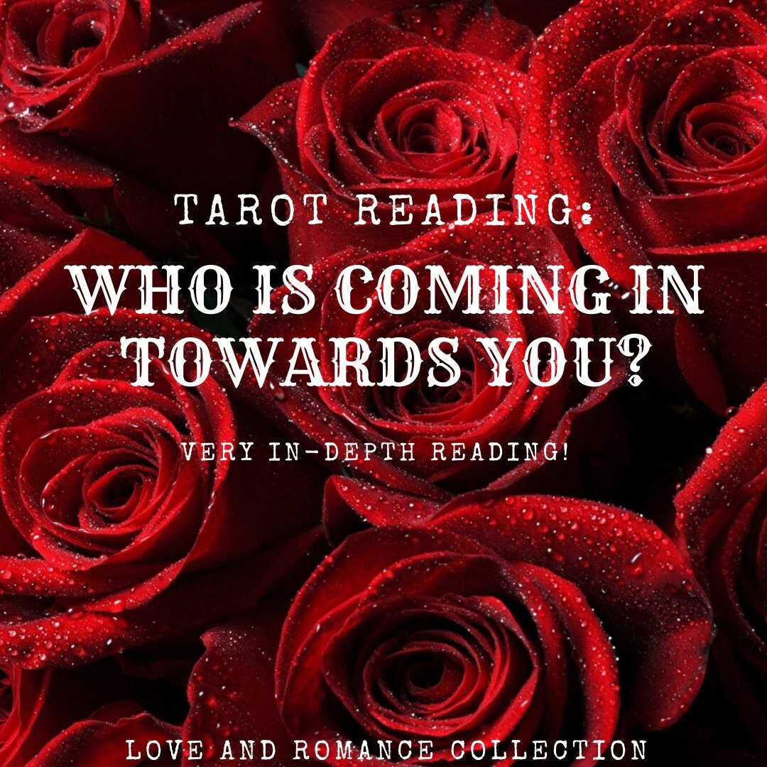 Who Is Coming In Towards You Tarot Reading Etsy