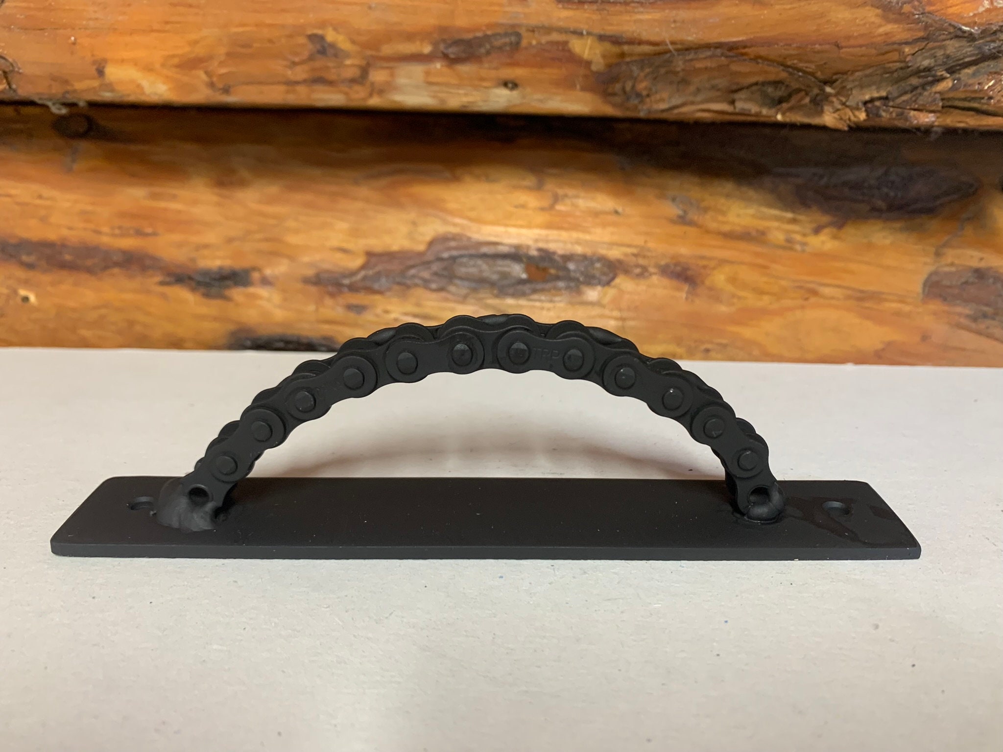 Bike Chain Drawer Pull Handle Handmade Cabinet Handle - Etsy