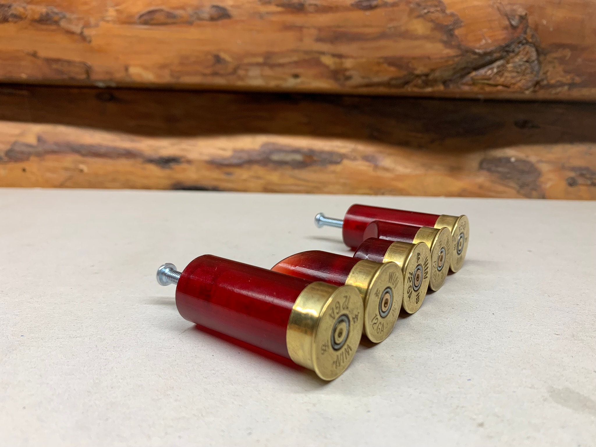 Shotgun Shell Drawer Pull With 3d Printed Body in Red. SHOT Series - Etsy