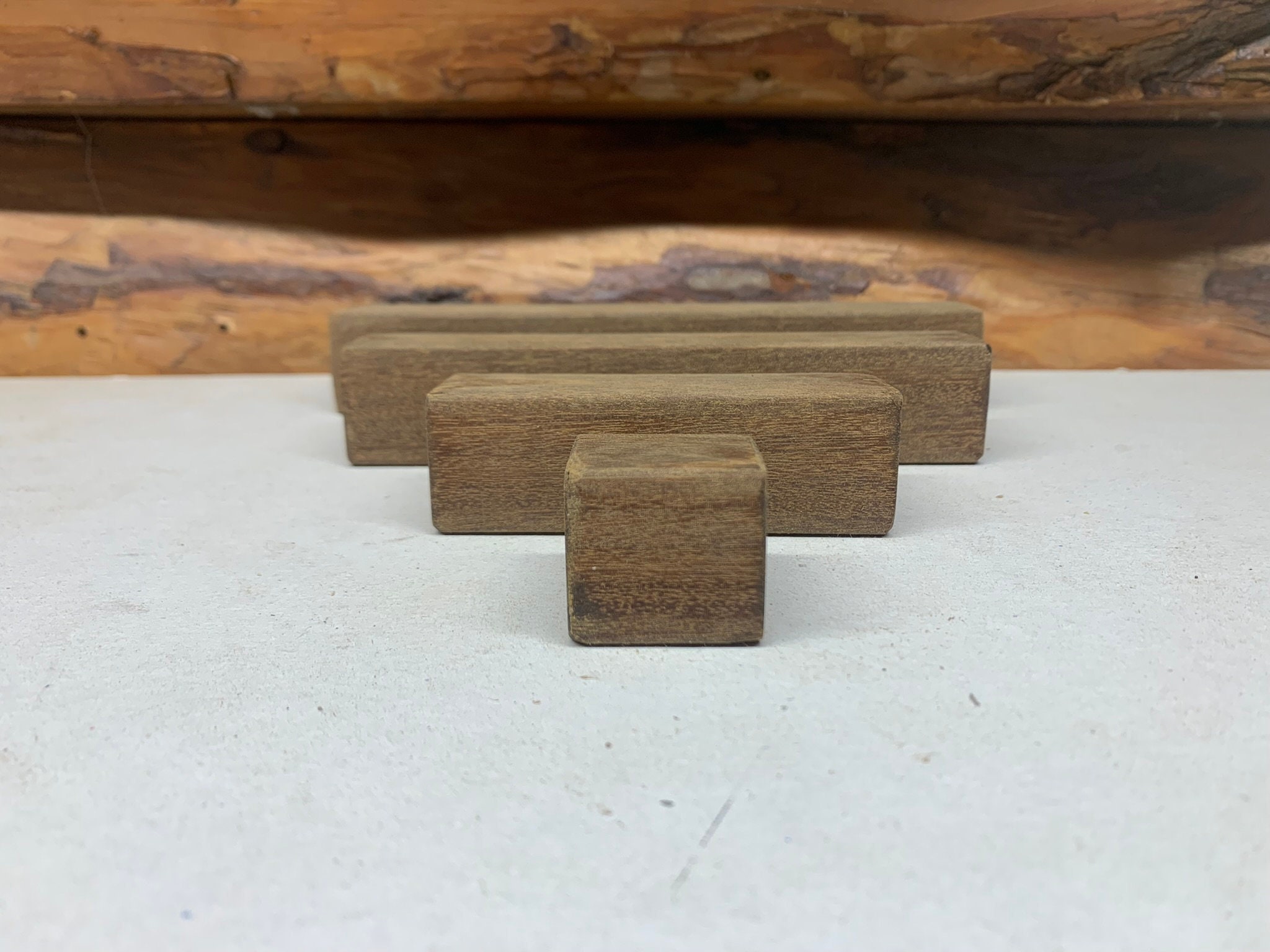 Teakwood teak Cabinet Handles/ Drawer Pulls Unfinished MADE IN USA - Etsy