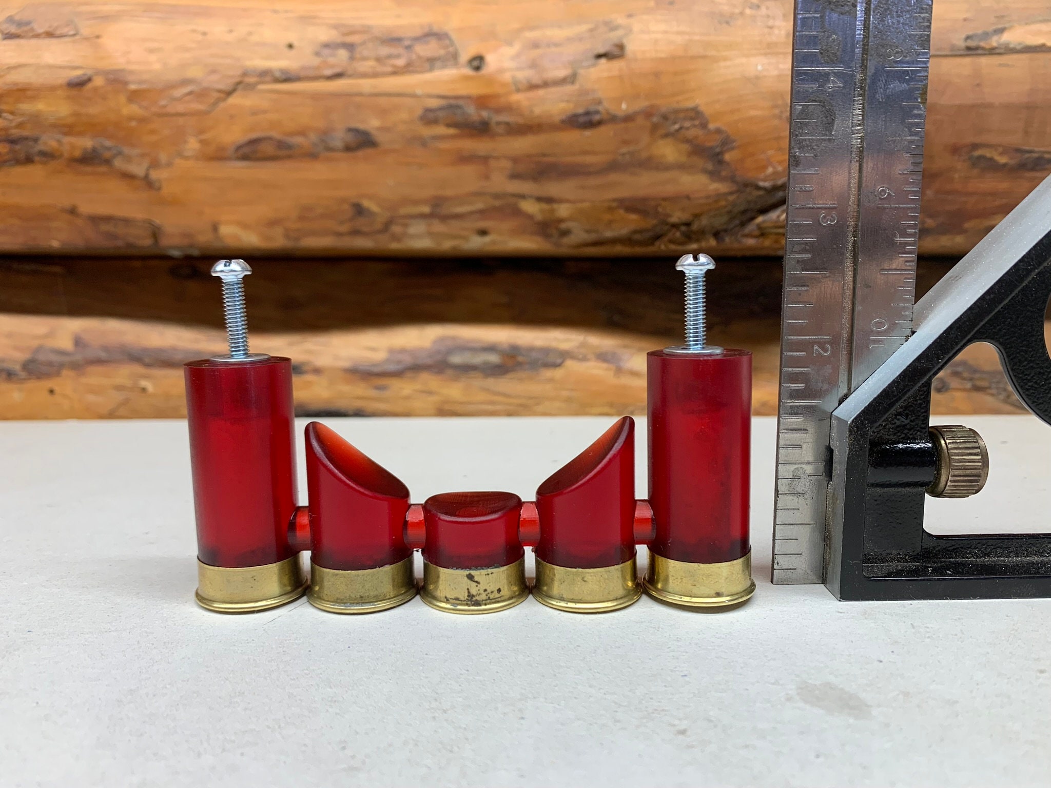 Shotgun Shell Drawer Pull With 3d Printed Body in Red. SHOT Series - Etsy