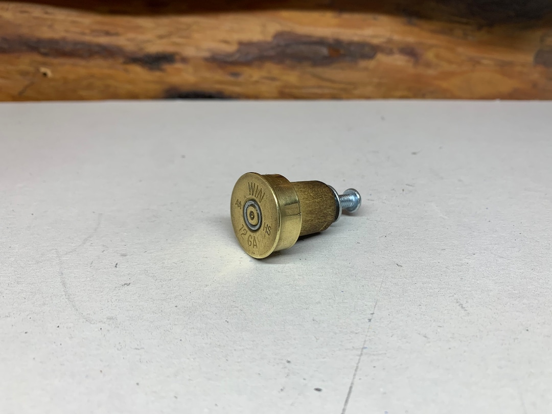 Shotgun Shell Drawer Pulls With Burned Wood Body (2) - Etsy