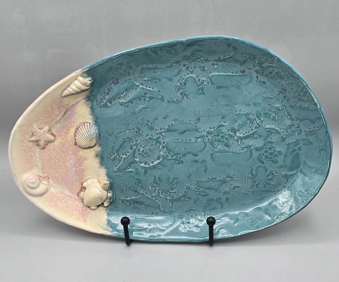 Beach-inspired Plate - Etsy