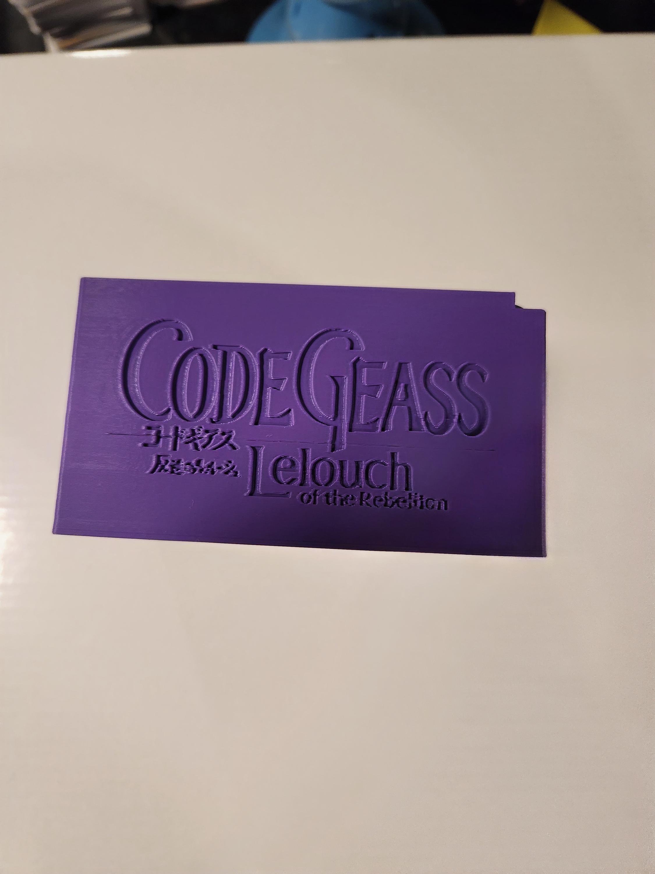 Code Geass Union Arena Deck Box - Etsy