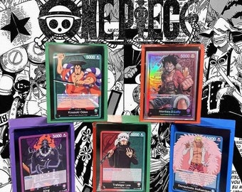 One Piece Deck Card Storage Display Box Digital Files Only , 3mm TCG ...