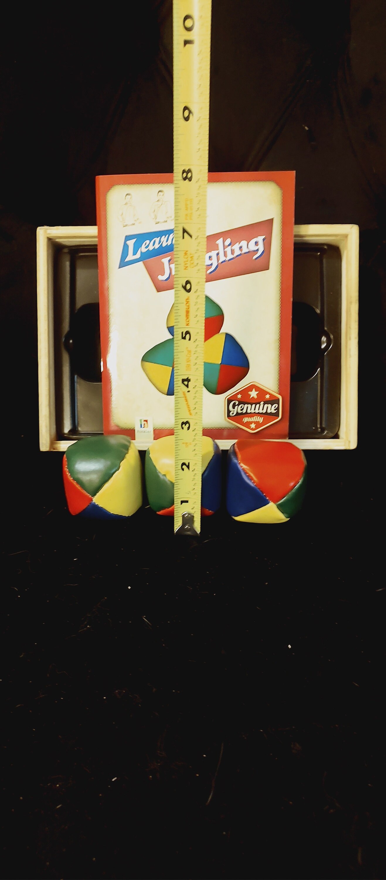 Retro Toys Learn Juggling Kit With Original Box Complete Hacky Sack ...