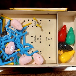 Vintage Board Game cootie by W.H. Schaper in the ORIGINAL Box ...