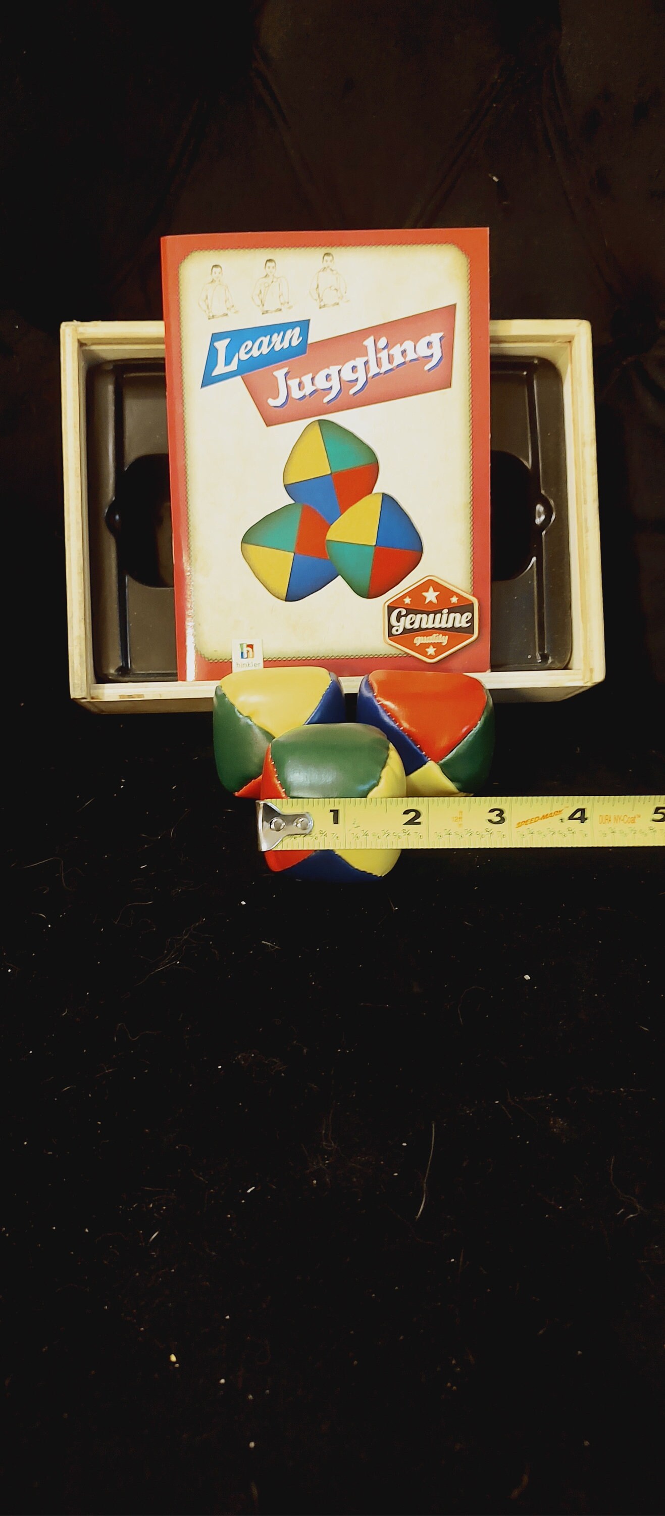 Retro Toys Learn Juggling Kit With Original Box Complete Hacky Sack ...