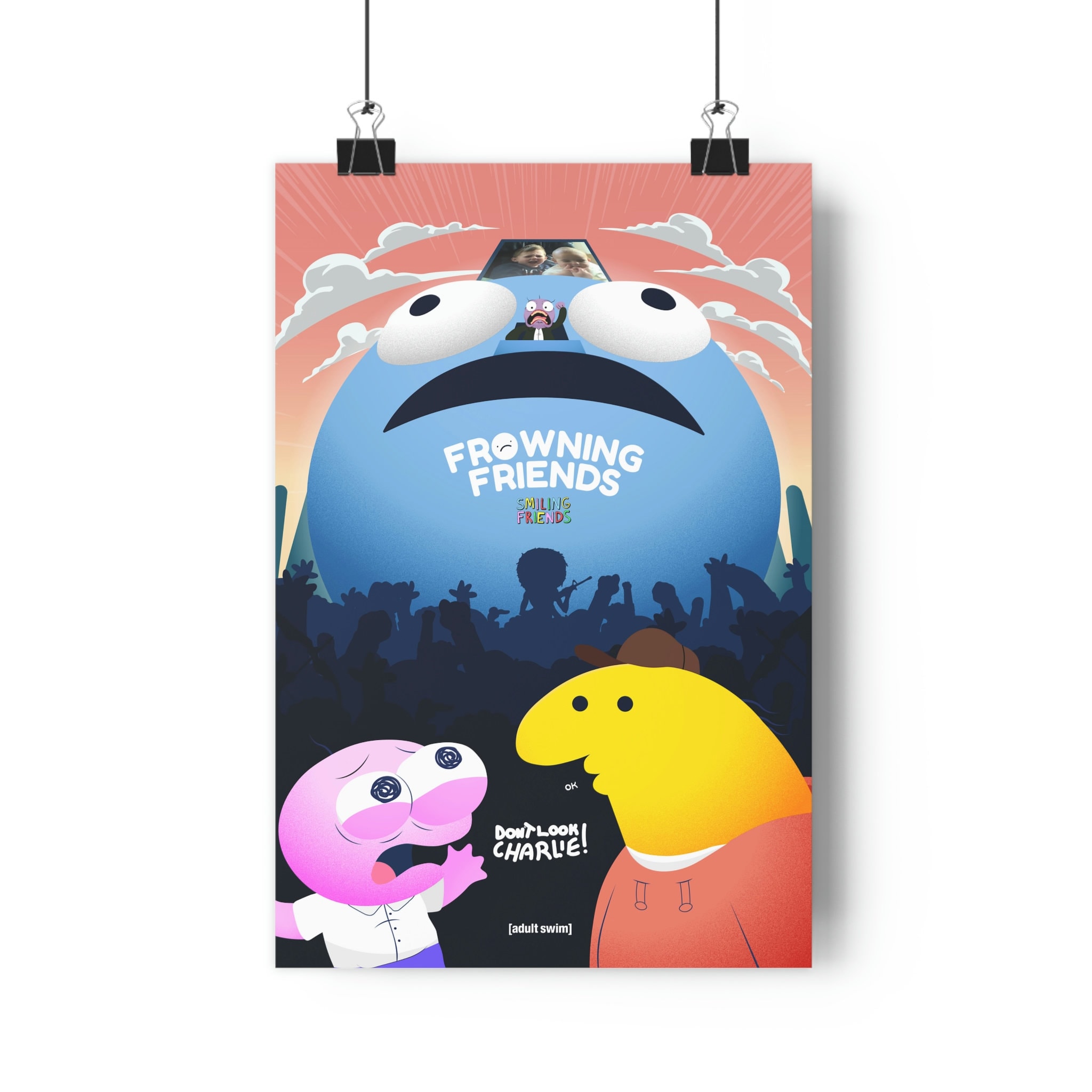 Smiling Friends Printed Poster Design Frowning Friends - Etsy