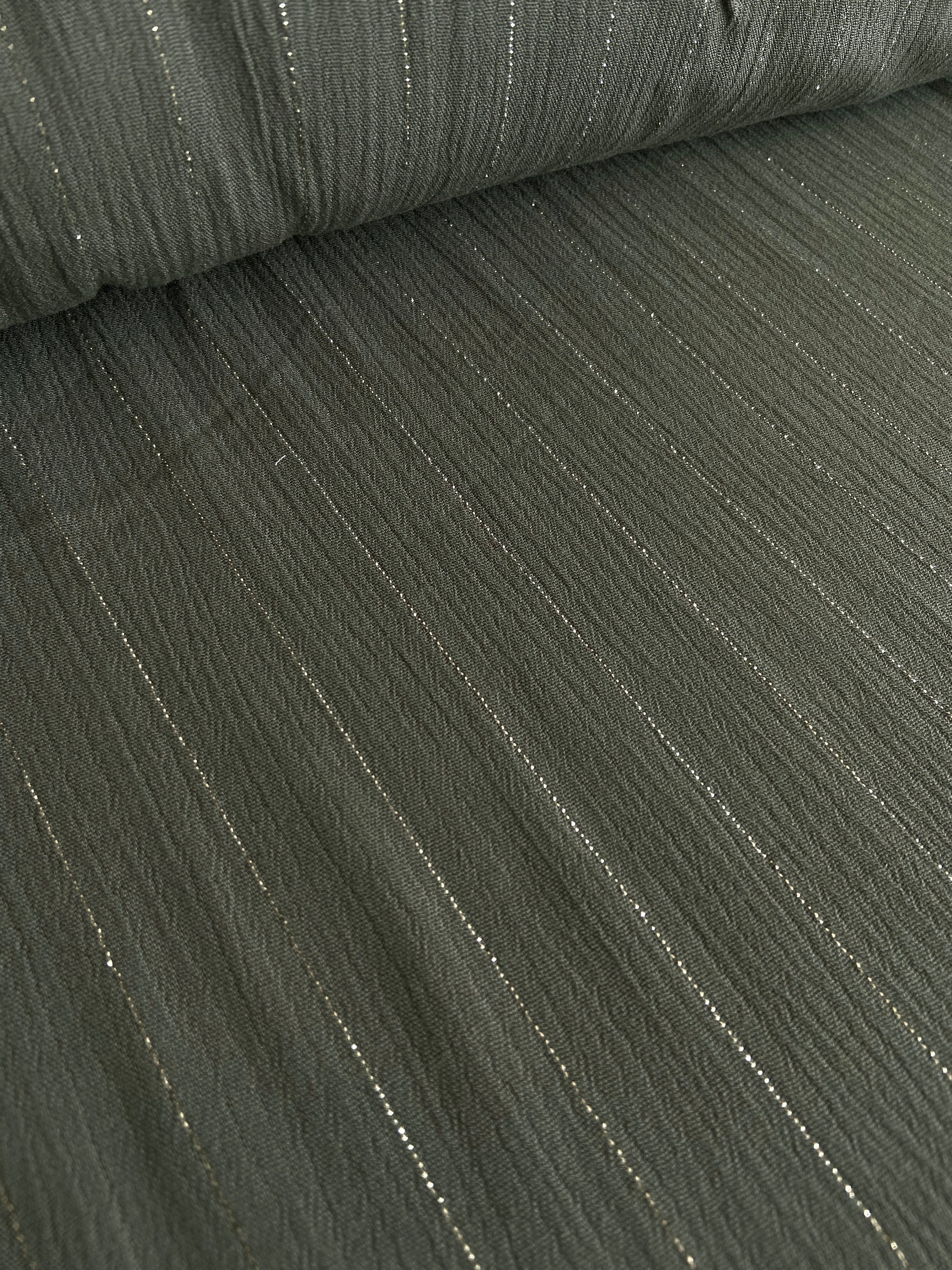 Viscose Fabric With Gold Lurex Thread Detail - Etsy