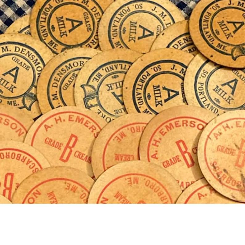 10 Piece Bundle of Vintage Milk Caps/pogs - Etsy