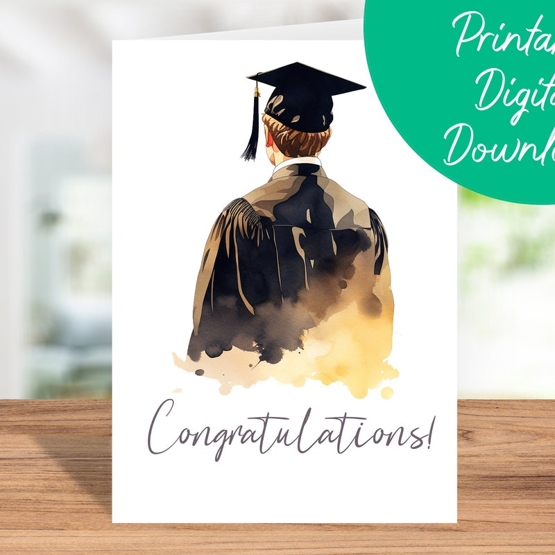 Graduation Cards for Men - Etsy