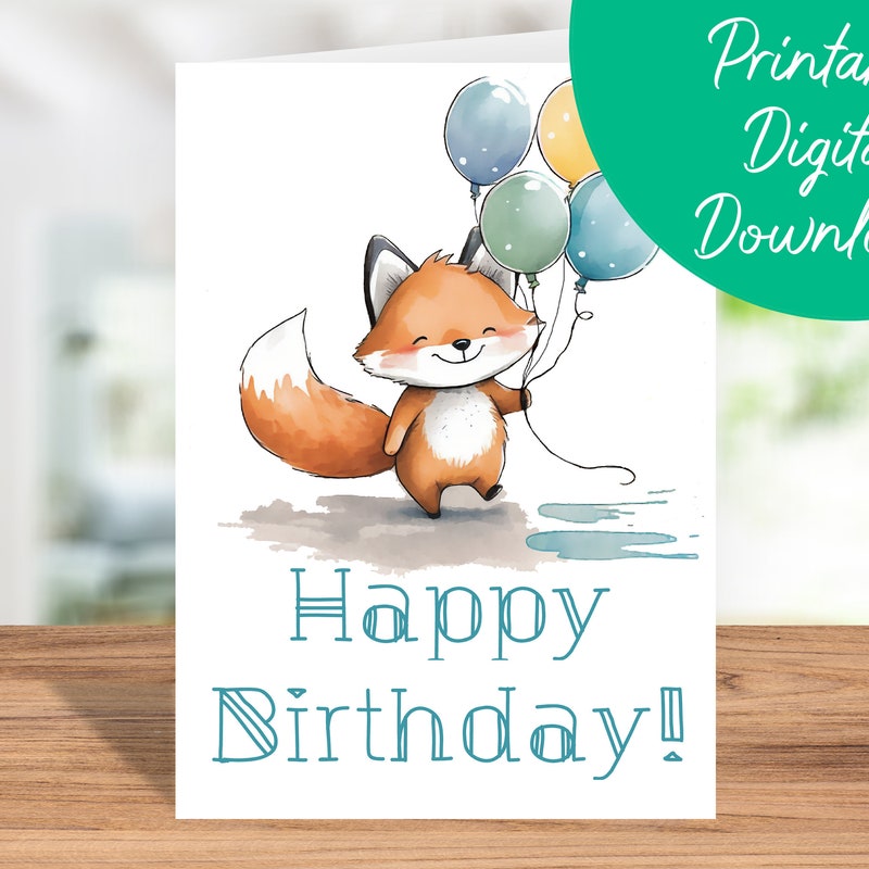 Fox Birthday - Etsy
