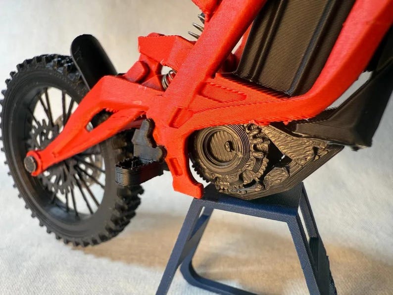 Mini 3D Printed Surron Model – 1:9 Scale | Functional Suspension ...