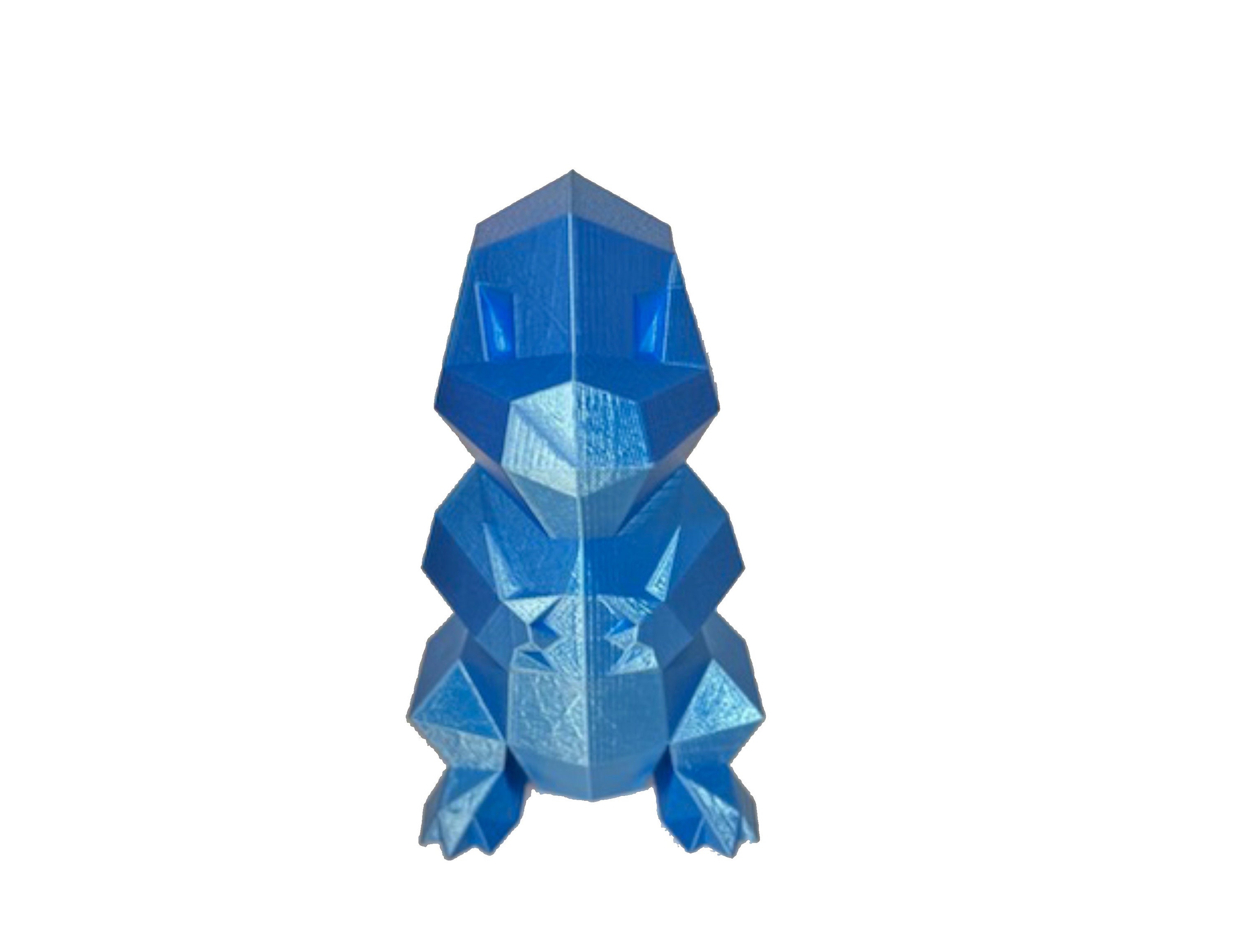Low Poly Charmander 3d Printed for Decor, Low Poly Pokémon, Pokémon ...